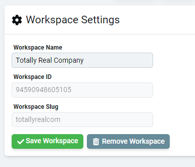 How do I find my Workspace and Project slugs?